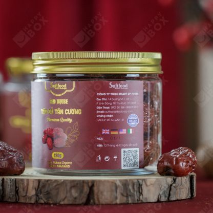 Táo đỏ tân cương Sufifoods hũ PET 120g
